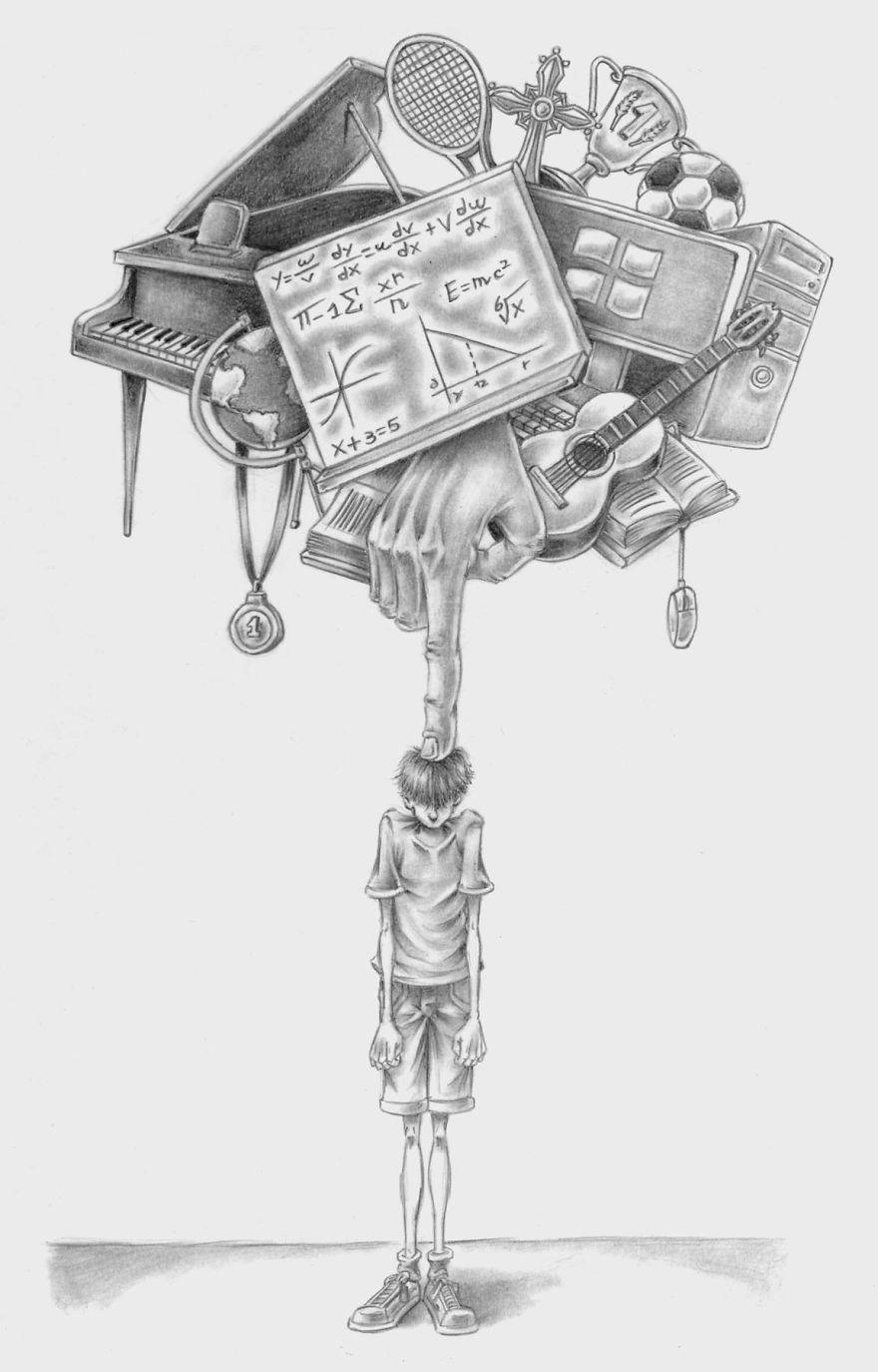 These 14 Satirical Illustrations Expose Everything Wrong With Society